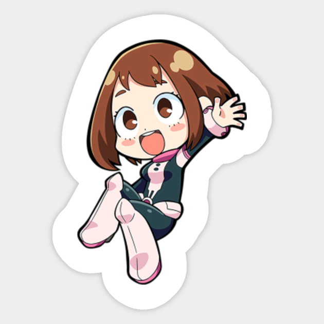 Uraraka Ochako Uraraka Ochako Sticker Teepublic